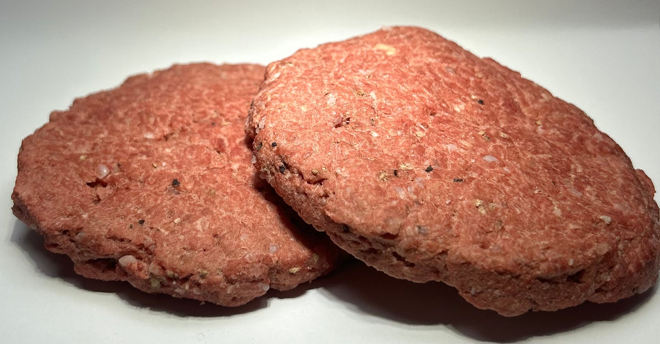 Freeze Dried Raw Uncooked Hamburger Patties